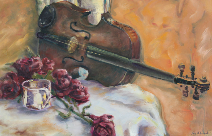 Still Life with Violin | Jon Schroeder Studios